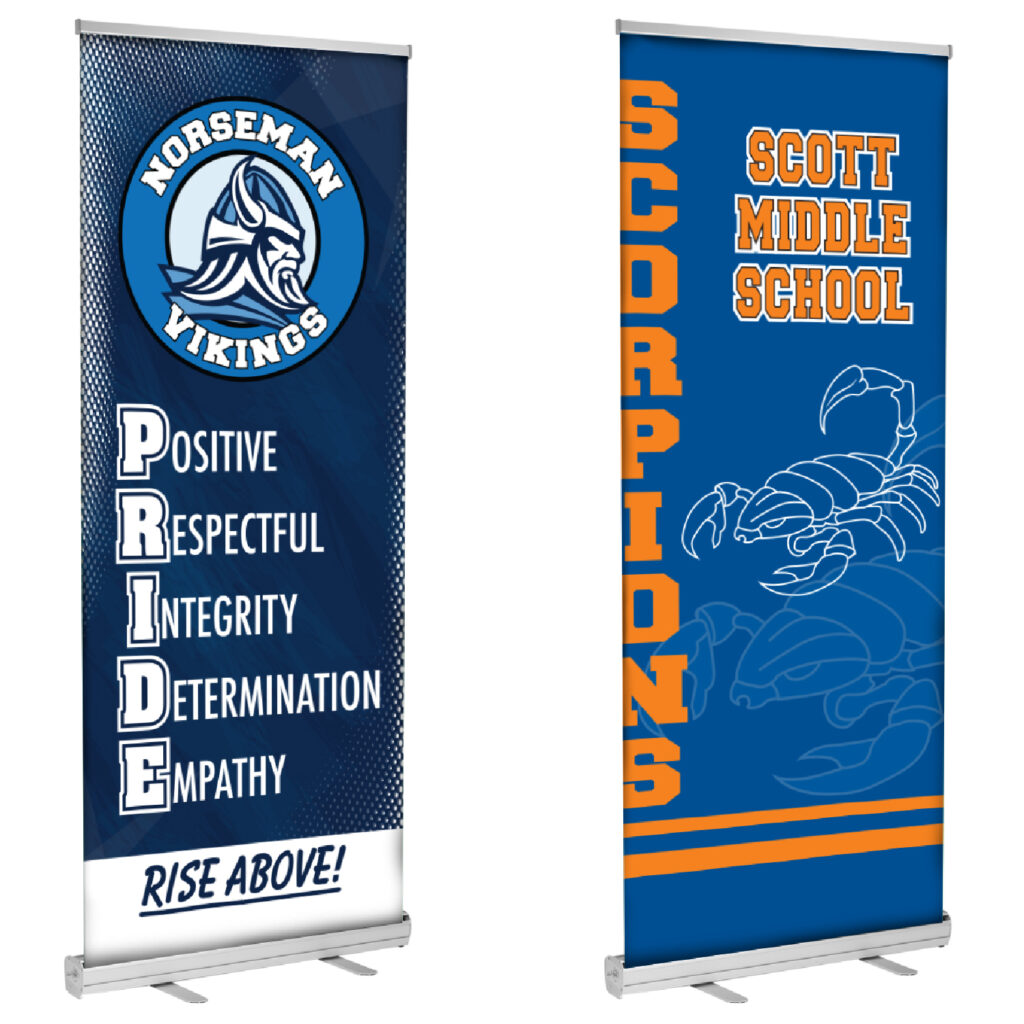 Retractable Banner Stand – Shop Mascot Junction