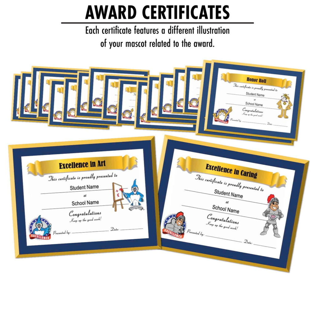 Award Certificates – Digital – Shop Mascot Junction