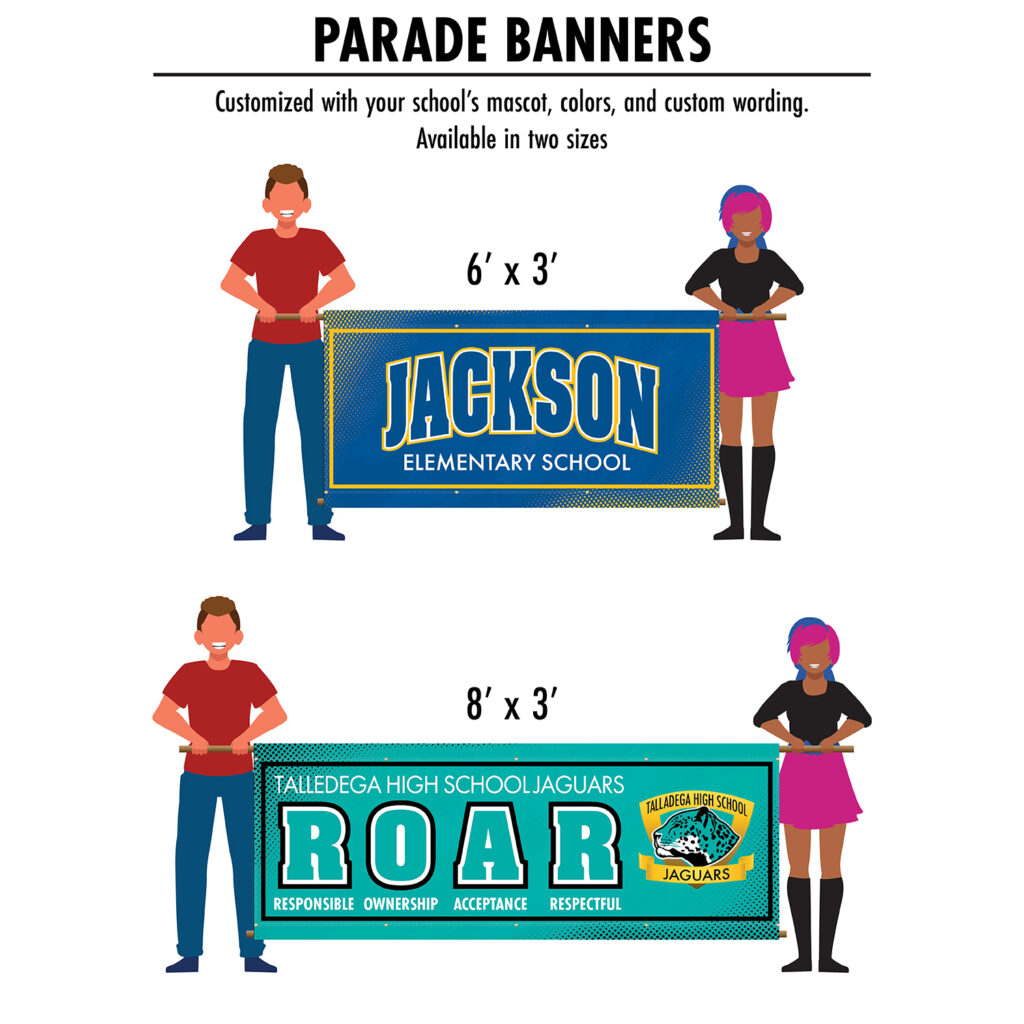 Parade Banner – Shop Mascot Junction