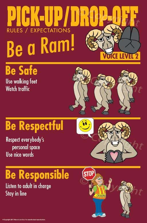 Pick Up Rules Poster Ram Mascot Junction Pick Up Rules Poster Ram Mascot Junction
