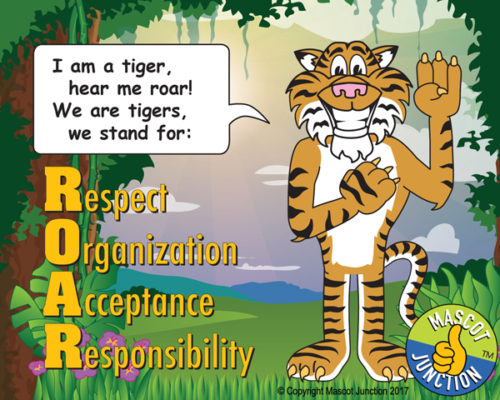 Tiger-ROAR-Pledge-Poster - Mascot Junction
