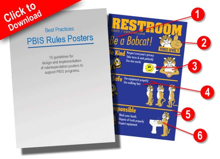 PBIS Rule Posters Best Practices - Mascot Junction