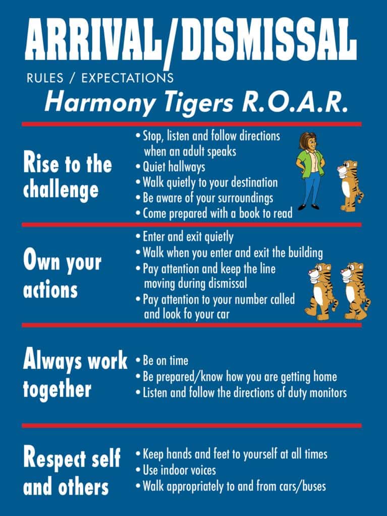 Arrival Dismissal Poster - Mascot Junction