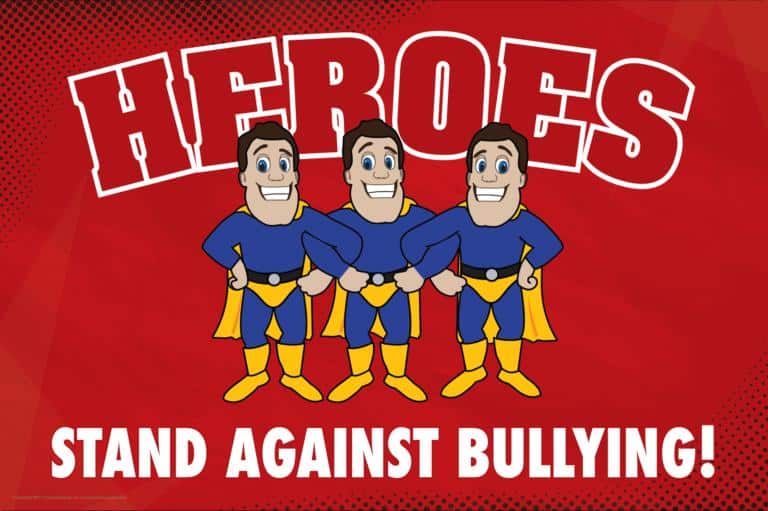 Anti Bullying Poster Heroes - Mascot Junction