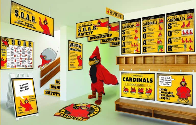 Cardinal Mascot - PBIS Posters & Banners