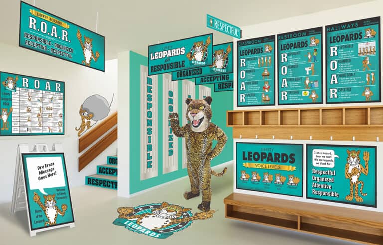Leopard Mascot - PBIS Posters