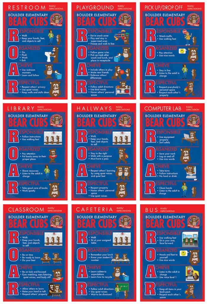 Rules_Posters_Bear_Mascot - Mascot Junction