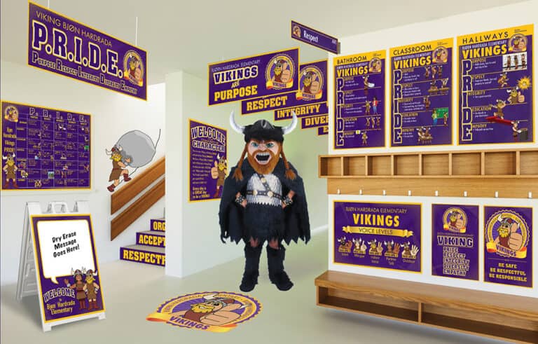 Viking Mascot - PBIS Posters