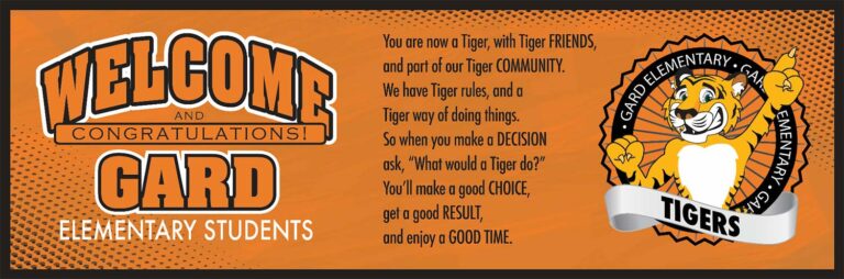 PBIS_Welcome_Banner_Tiger - Mascot Junction