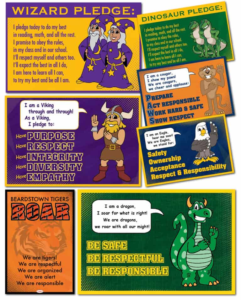 Tiger Mascot - PBIS Posters