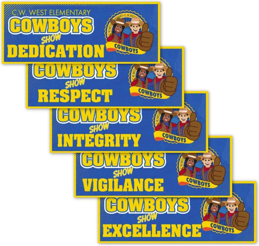 Ceiling-signs-cowboy - Mascot Junction