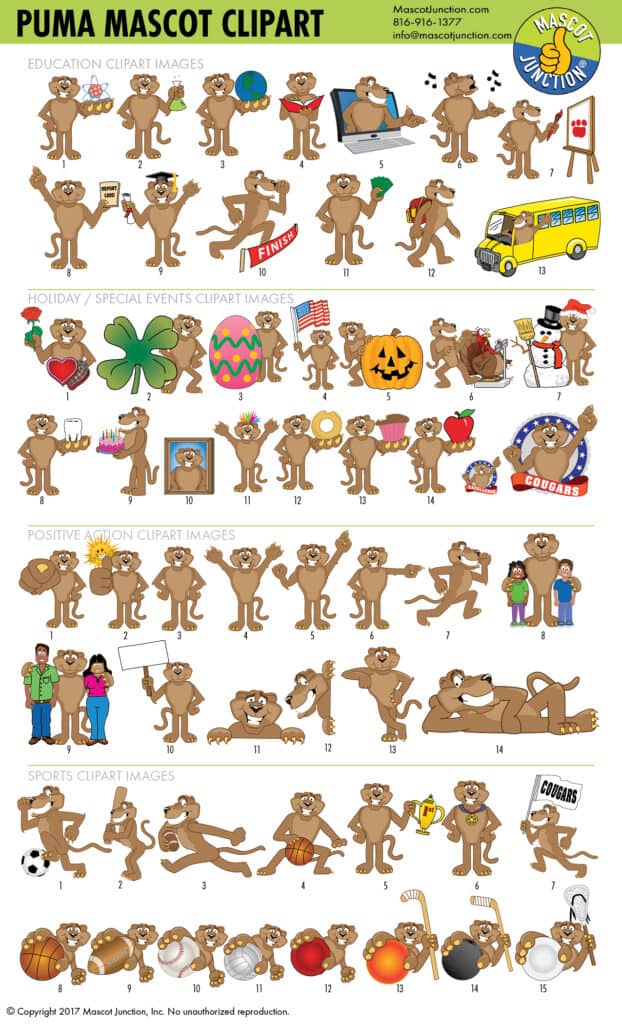 Puma Mascot - PBIS Posters