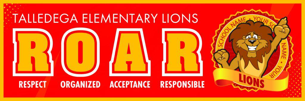 Lion Mascot - Clipart For PBIS Posters