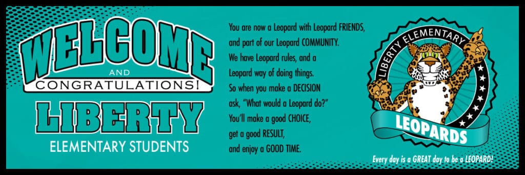 Leopard Mascot - PBIS Posters