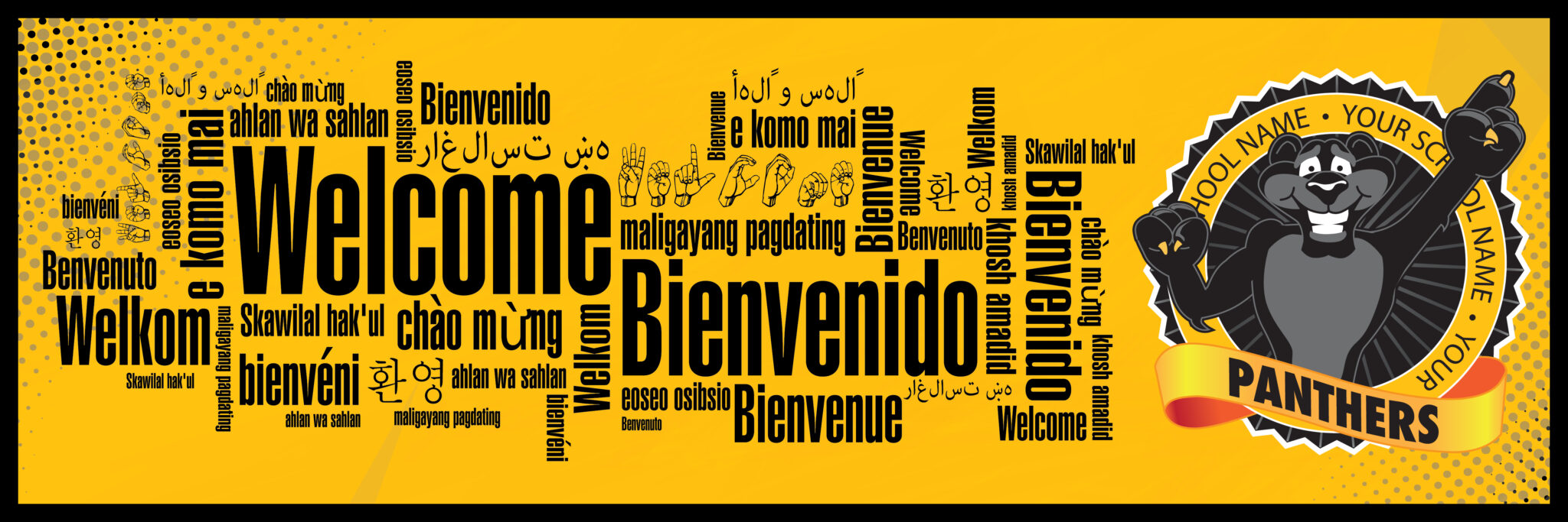 Panther Mascot - PBIS Posters