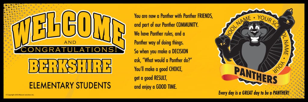 Panther Mascot - PBIS Posters