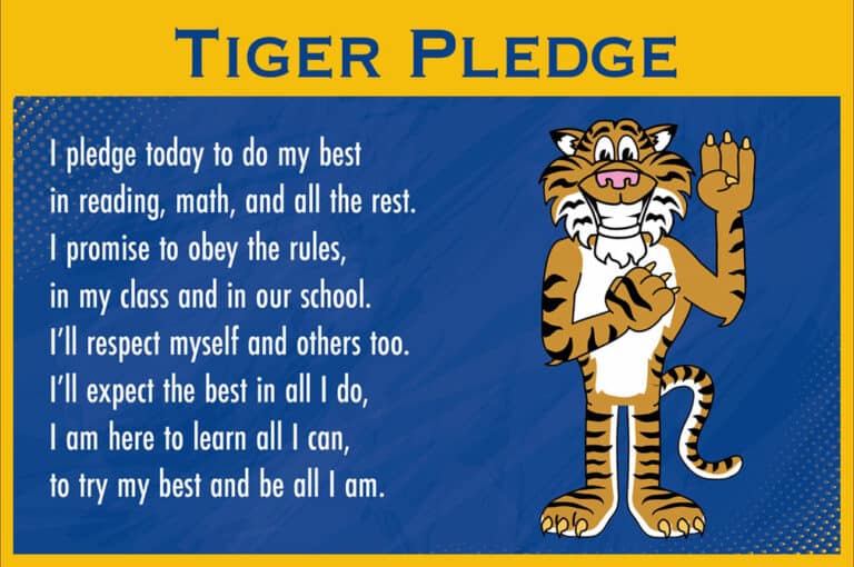 Tiger Mascot - PBIS Posters
