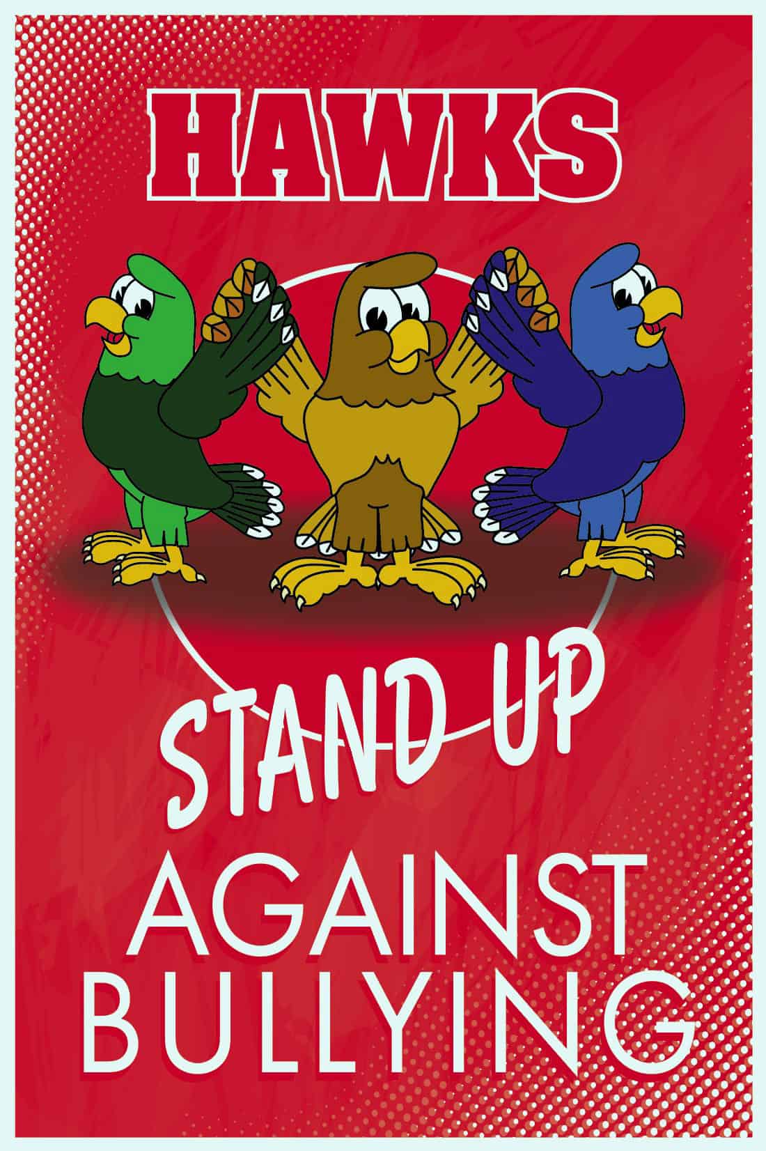 Hawk1_StandUptoBullying - Mascot Junction
