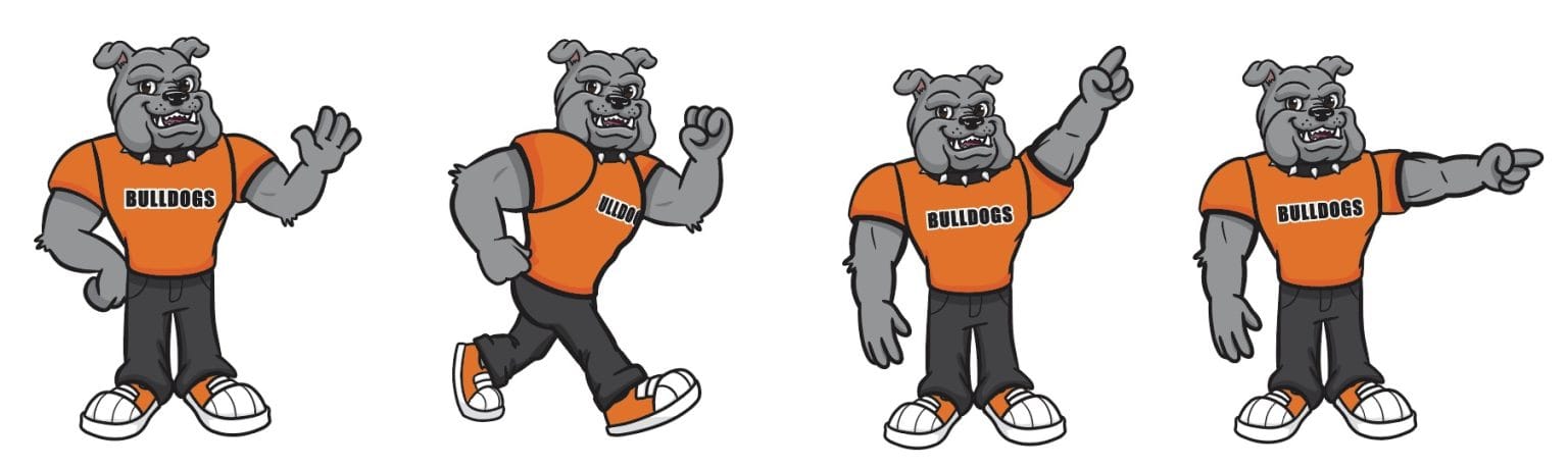 Bulldog Mascot - School PBIS Posters & Banners
