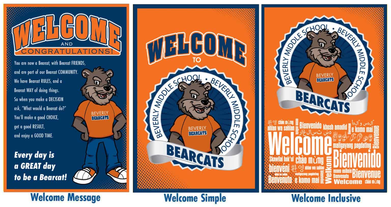 Bearcat Mascot - Posters, Banners & Signs