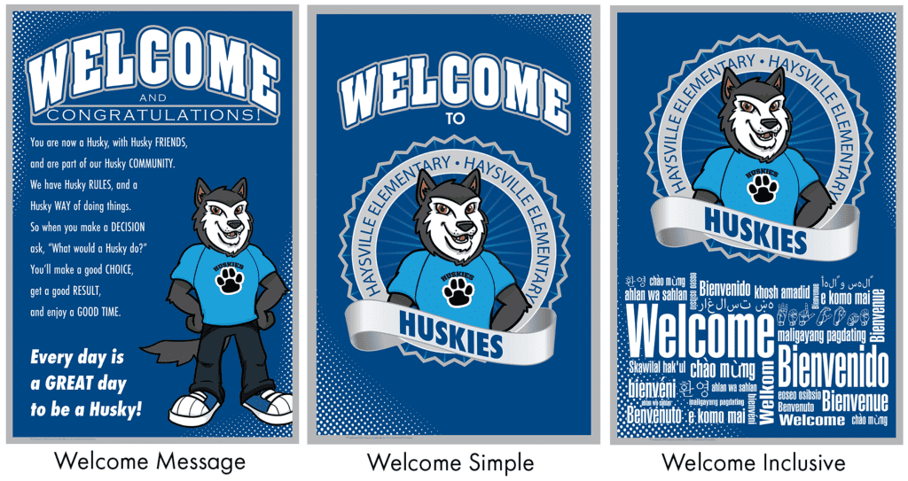 Husky Mascot Logo Clipart