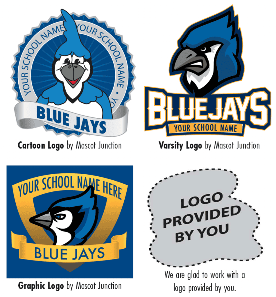Blue Jay Mascot- School Posters & Banners