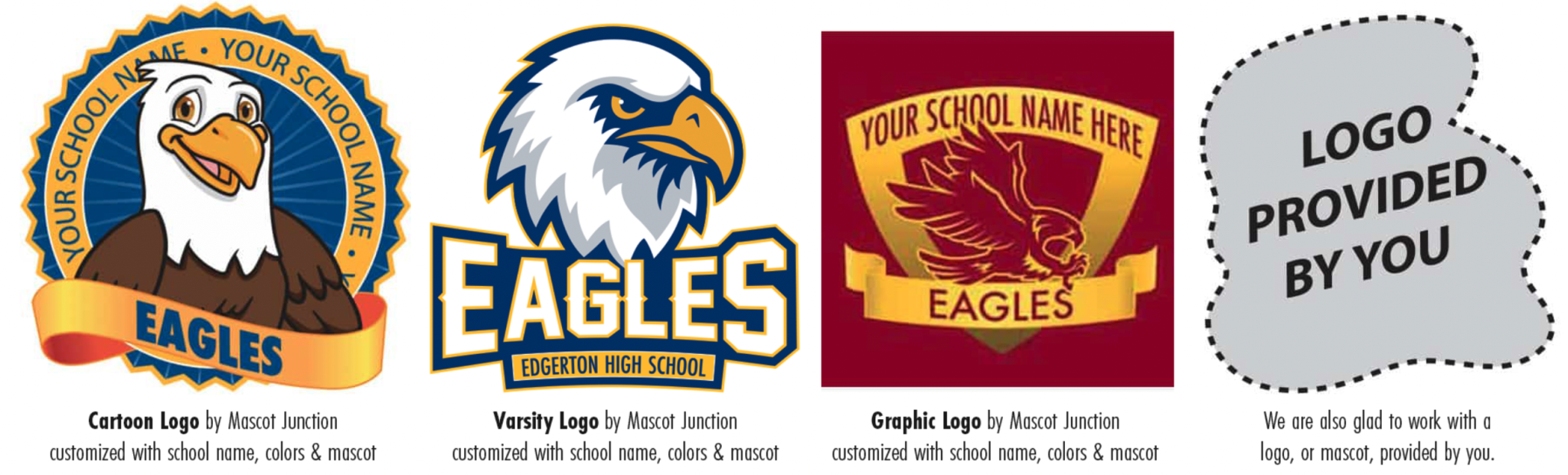 Eagle School Mascot Logo Design - Mascot Junction