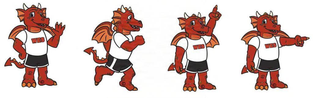 Dragon Mascot - PBIS Posters & Banners