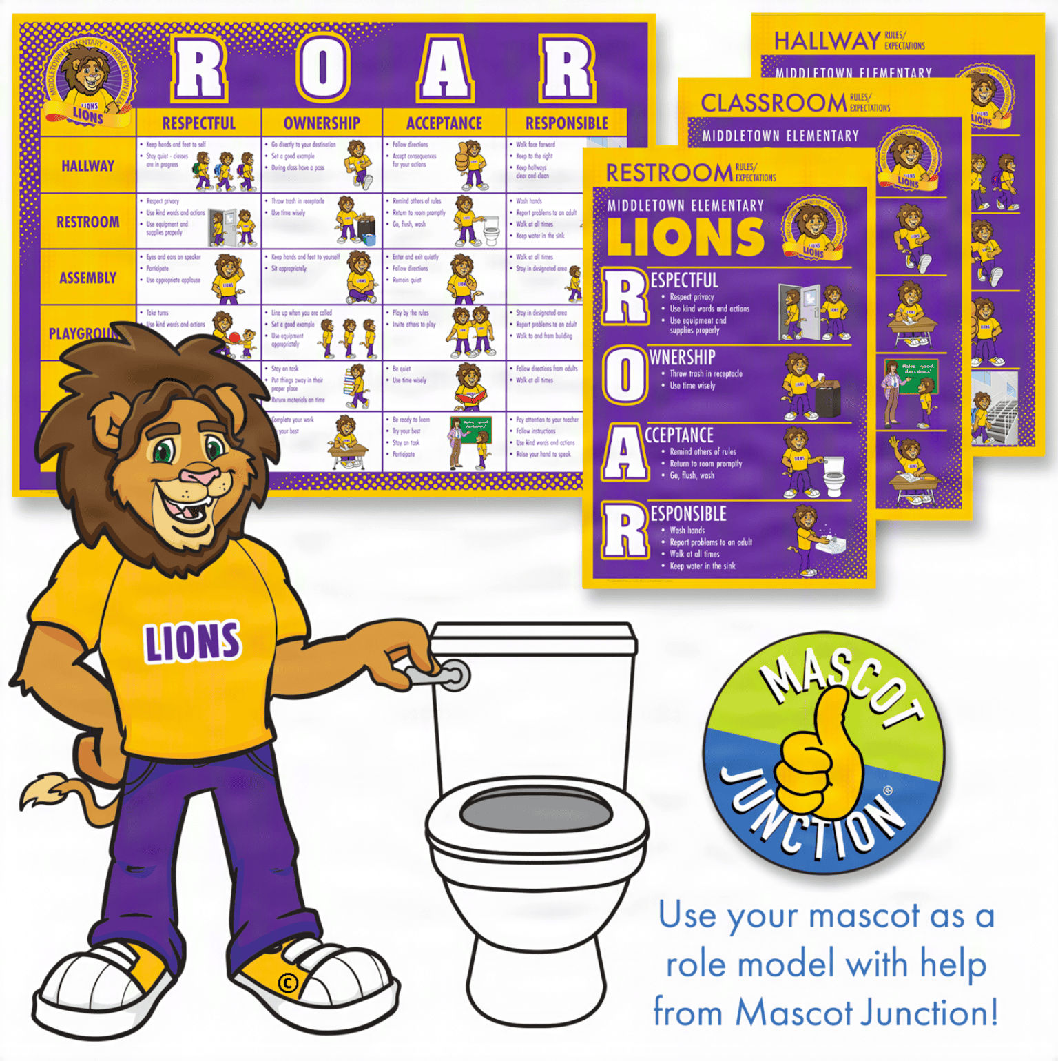 Lion-PBIS-Matrix - Mascot Junction