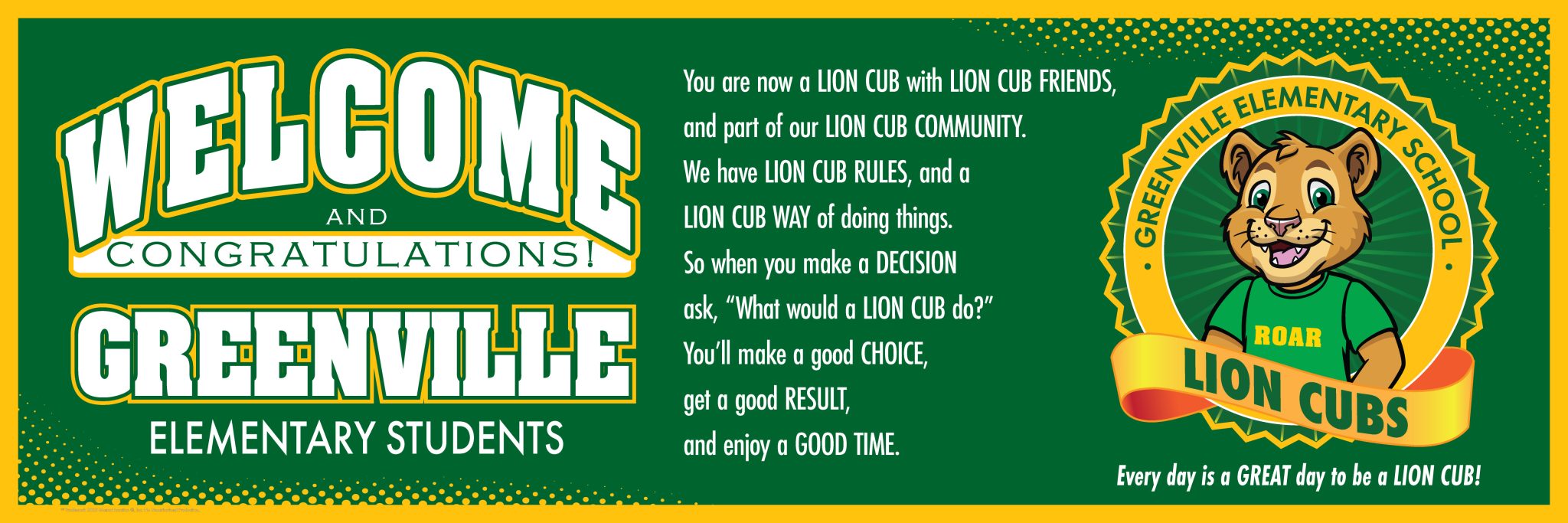 Lion Mascot - Clipart For PBIS Posters